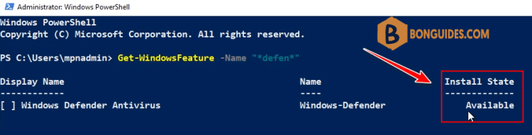 How to Remove or Uninstall Windows Defender in Windows Server