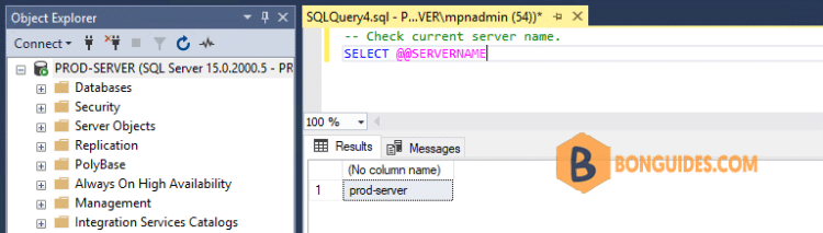 How to Change Server Name for SQL Server Machine