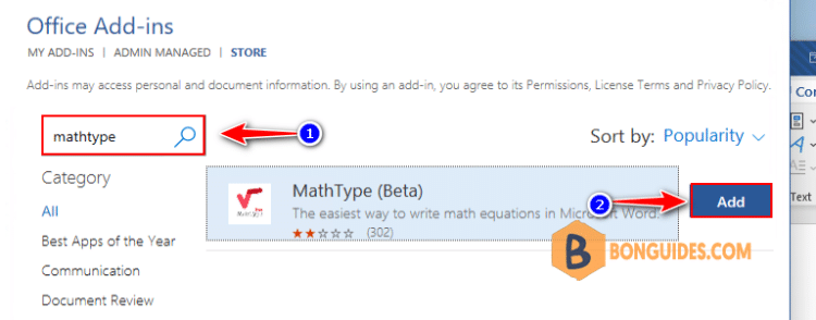How to Download and Install MathType Add-in for Word in Office 365