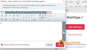 How to Download and Install MathType Add-in for Word in Office 365