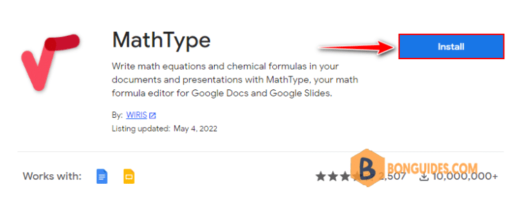 How to Download and Install MathType for Google Docs