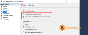 How to check SQL Server Authentication Mode