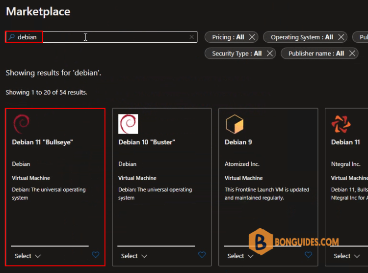 How To Create A Debian Vm In Microsoft Azure