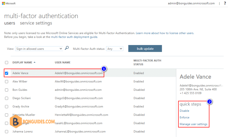 How to Enable or Disable MFA for a Single User in Microsoft 365 and AzureAD