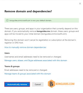 How to Remove a Domain From Microsoft 365
