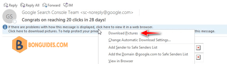 How To Enable Auto Download Images In Microsoft Outlook