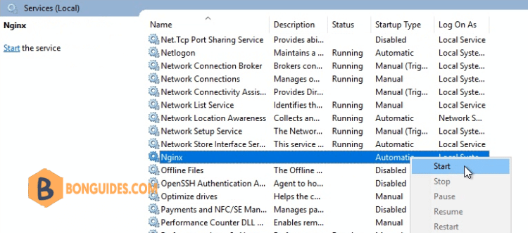How to Install Nginx in Windows as a Windows Service Auto Start