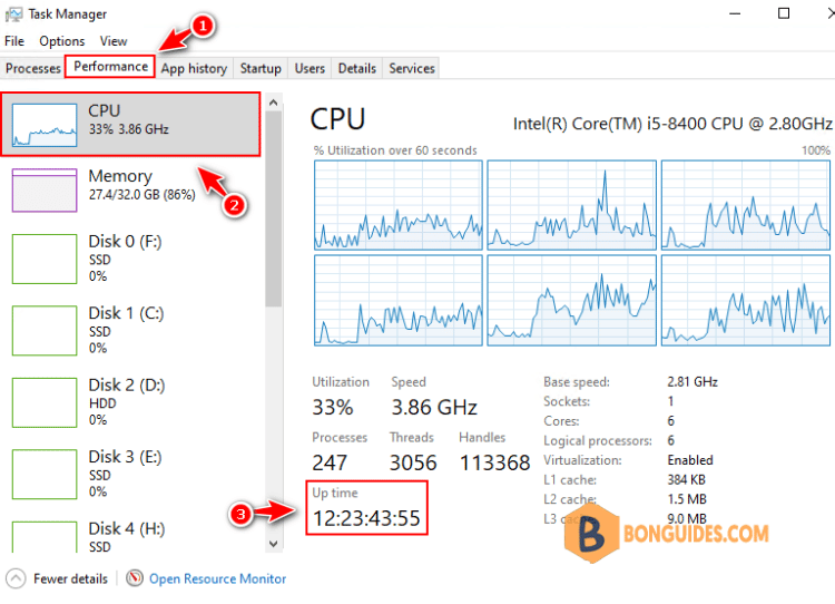 How to Find out How Long Your Computer Has Been On Windows 10, 11