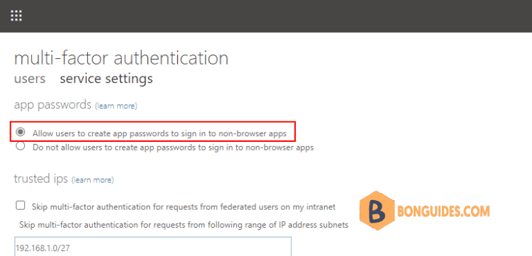 Create an App Password Is Missing in Microsoft 365