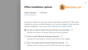 How to Change the Update Channels for Microsoft 365 Apps