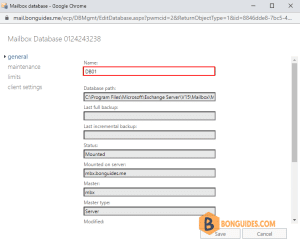 How to Rename Exchange Server Mailbox Databases
