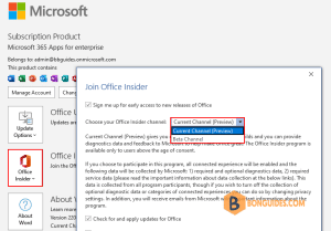 How to Enable Office Insider in Microsoft Office 365 Applications