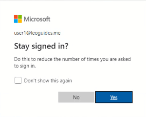 How to Disable Stay signed in in Microsoft 365 Entra ID