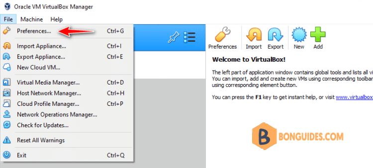 How to Disable Automatic Update Notification in VirtualBox in Windows