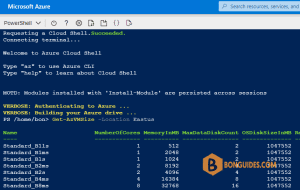 How to Get the Azure VM Available Sizes Using PowerShell
