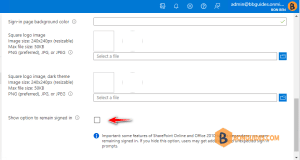 How to Disable Stay signed in in Microsoft 365 Entra ID