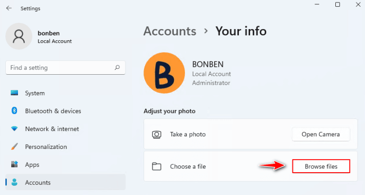 How to Reset Default Profile Picture in Windows 11