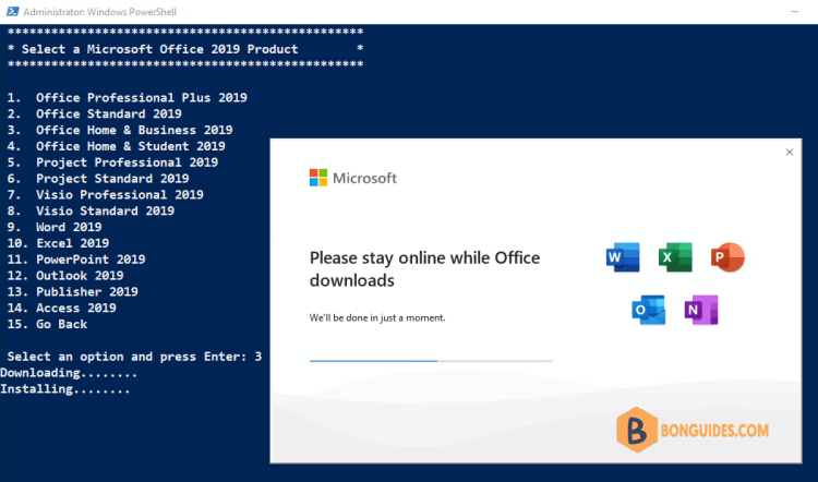 How to Download and Install Office Home and Business 2019 Using PowerShell
