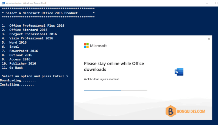 How to Download and Install Word 2016 Using PowerShell