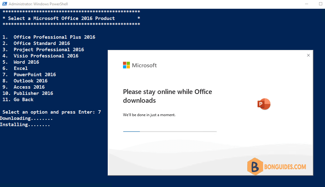 How to Download and Install PowerPoint 2016 Using PowerShell