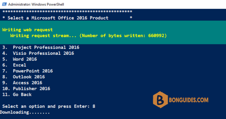 How to Download and Install Outlook 2016 Using PowerShell