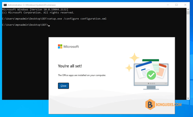Download and Install Office 2021 using Office Deployment Tool