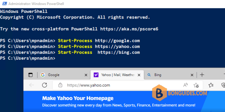 How To Open Multiple Urls In A Browser Using Powershell 9423