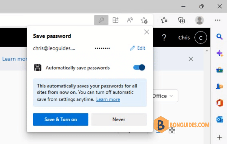 How to Disable or Turn Off Save Password Pop-Ups in Microsoft Edge
