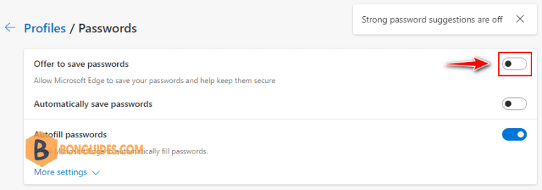 How to Disable or Turn Off Save Password Pop-Ups in Microsoft Edge