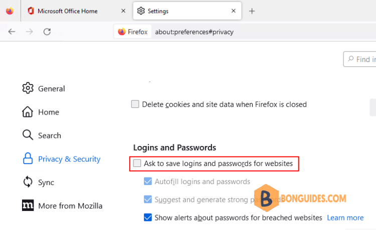 How to Disable or Turn Off Save Password Pop-Ups in Firefox