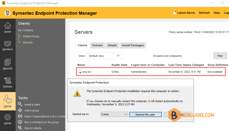 How to Install Symantec Endpoint Protection Manager in Windows Server